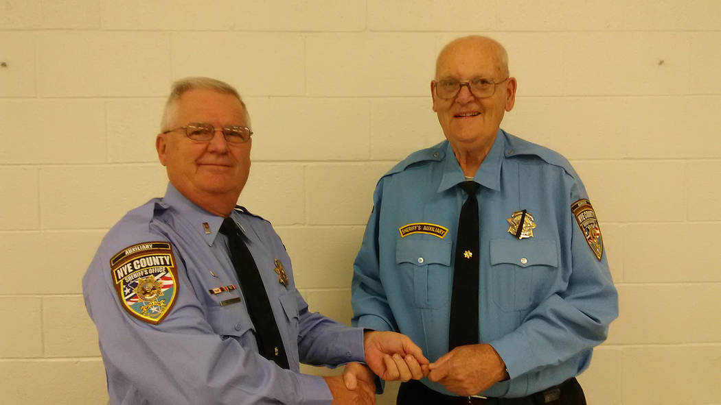 2 Nye County Sheriff’s Auxiliary officers recognized | Pahrump Valley Times