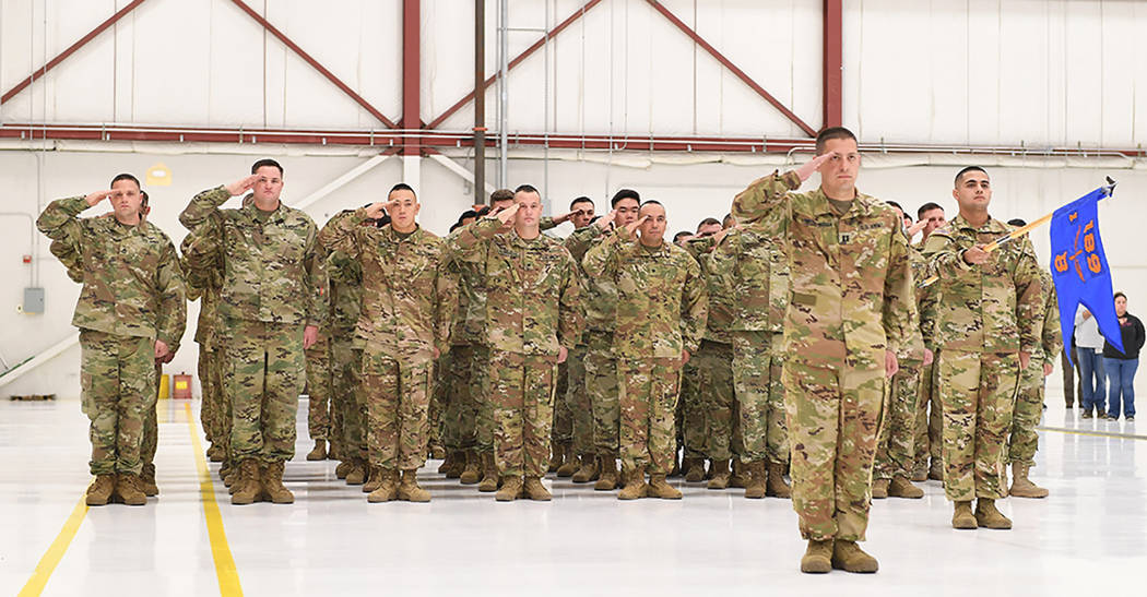 Nevada Bravo Company mobilized for 9-month foreign mission | Pahrump ...