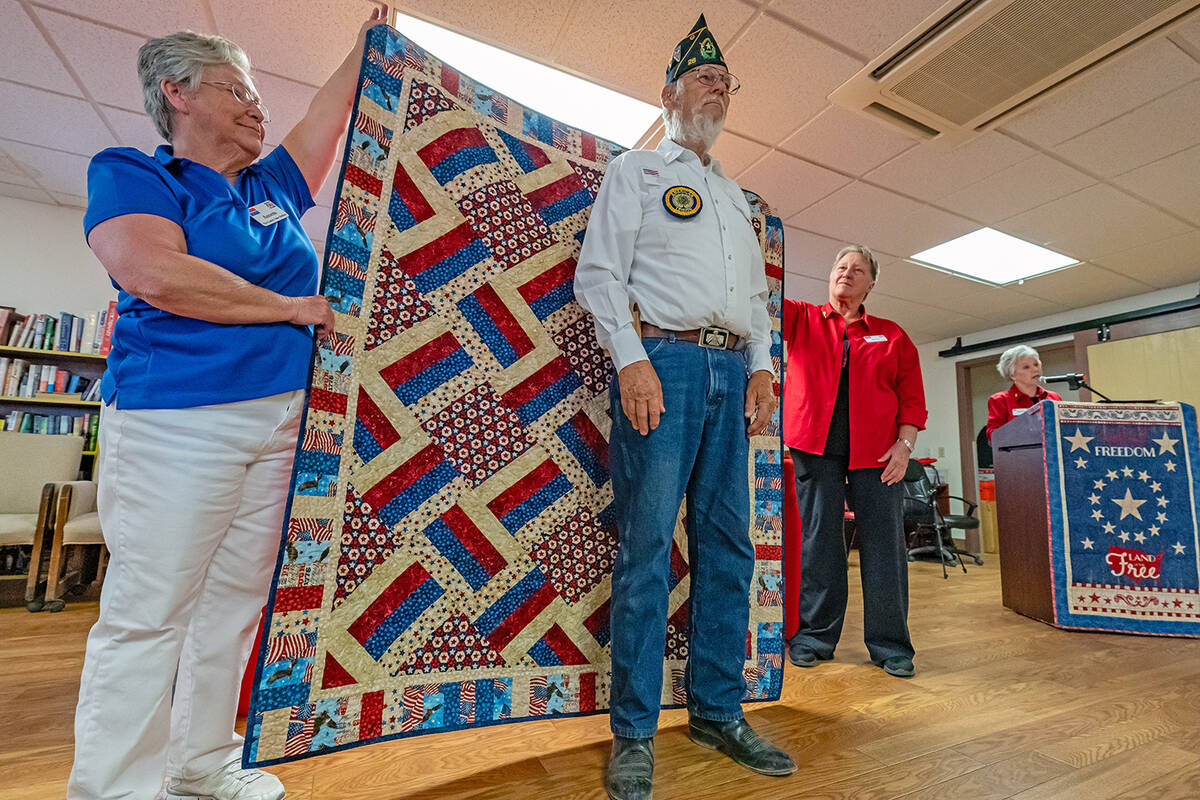 Amargosa veterans honored with their own Quilts of Valor ceremony ...