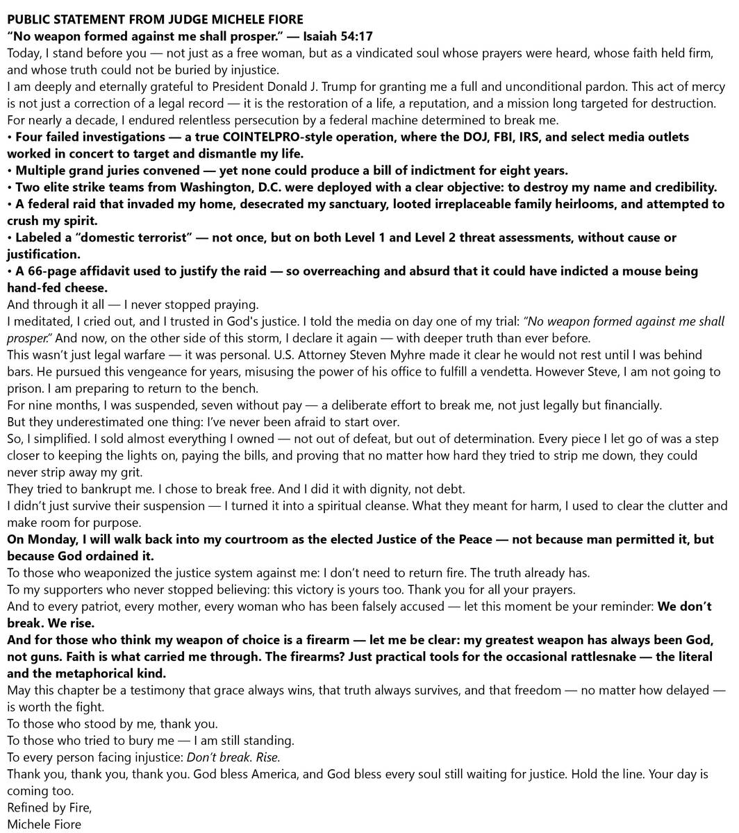 Michele Fiore says Trump has pardoned her after federal fraud ...