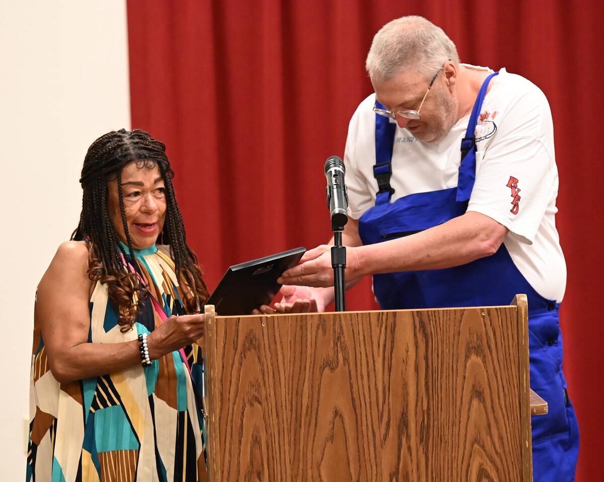 Erika Gerling’s service honored at Beatty Town Advisory Board May 12 ...