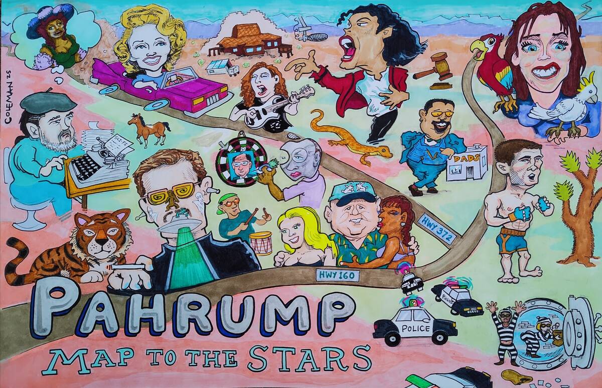 Celebrity map of Pahrump | Pahrump Valley Times