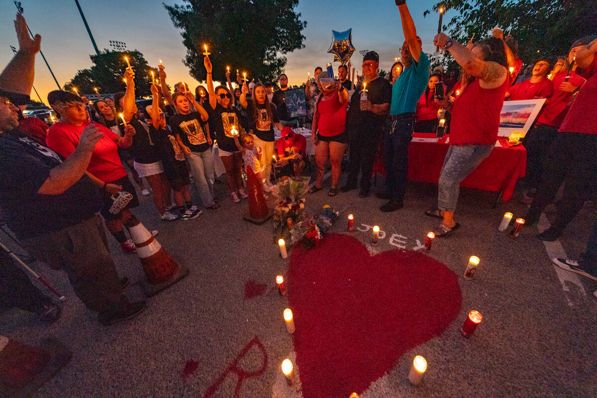 Friends and family hold Friday evening candlelight vigil at Ian Deutch ...