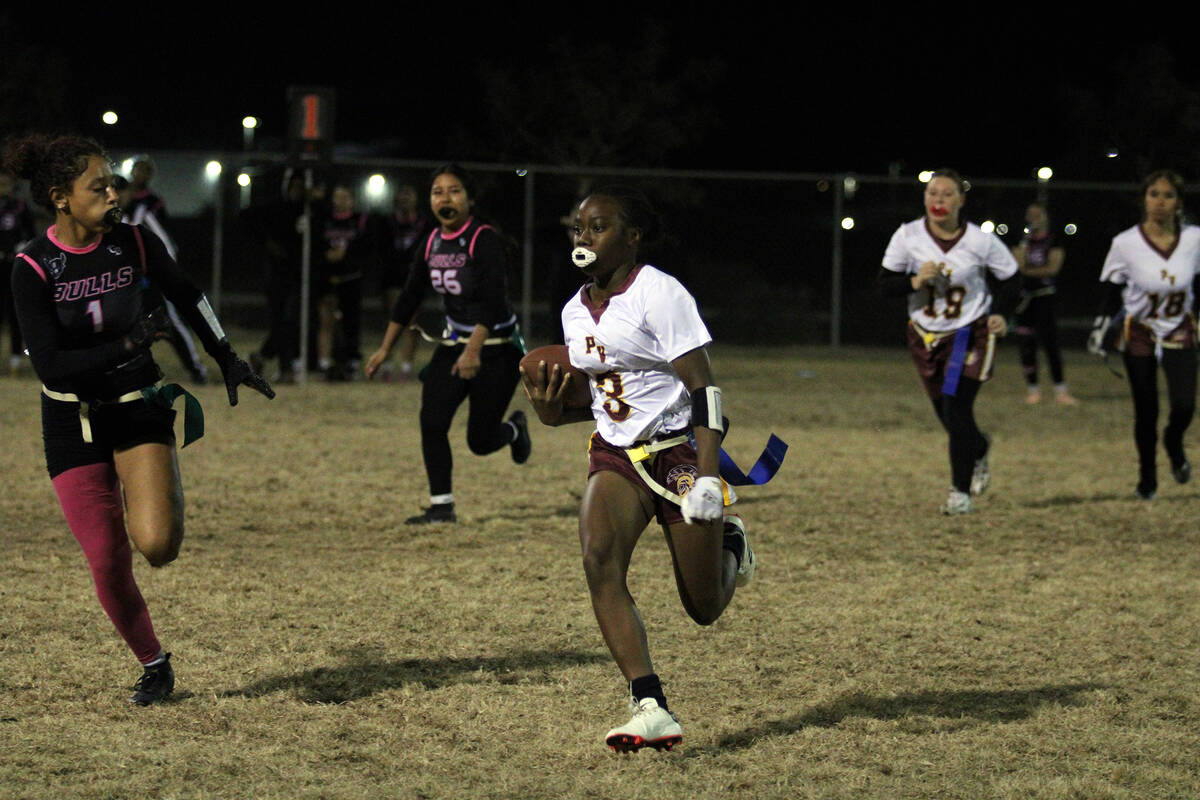 SLAM! defeats Trojans 49-0 behind Jaliya Lamb, Naima Ralston | Pahrump ...